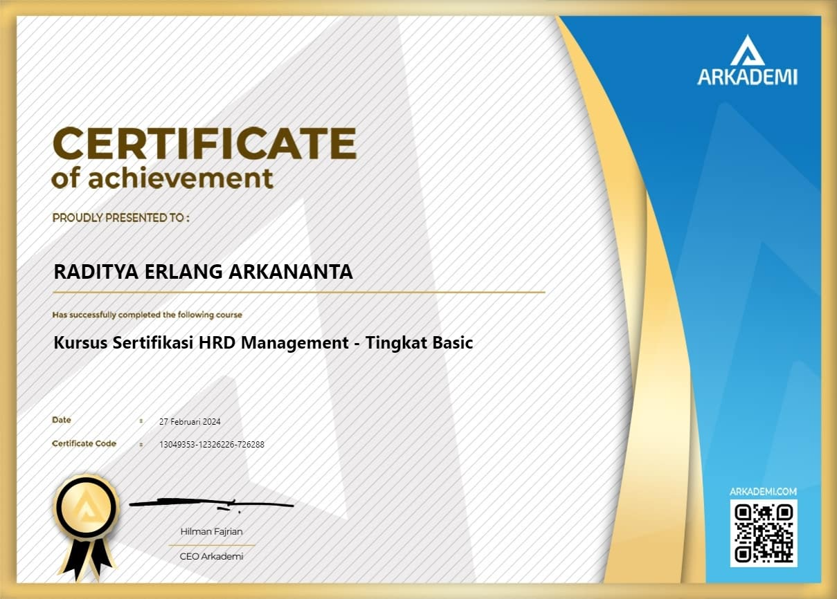 Raditya Erlang Arkananta - IT & Data Support at AI Network Solutions ...