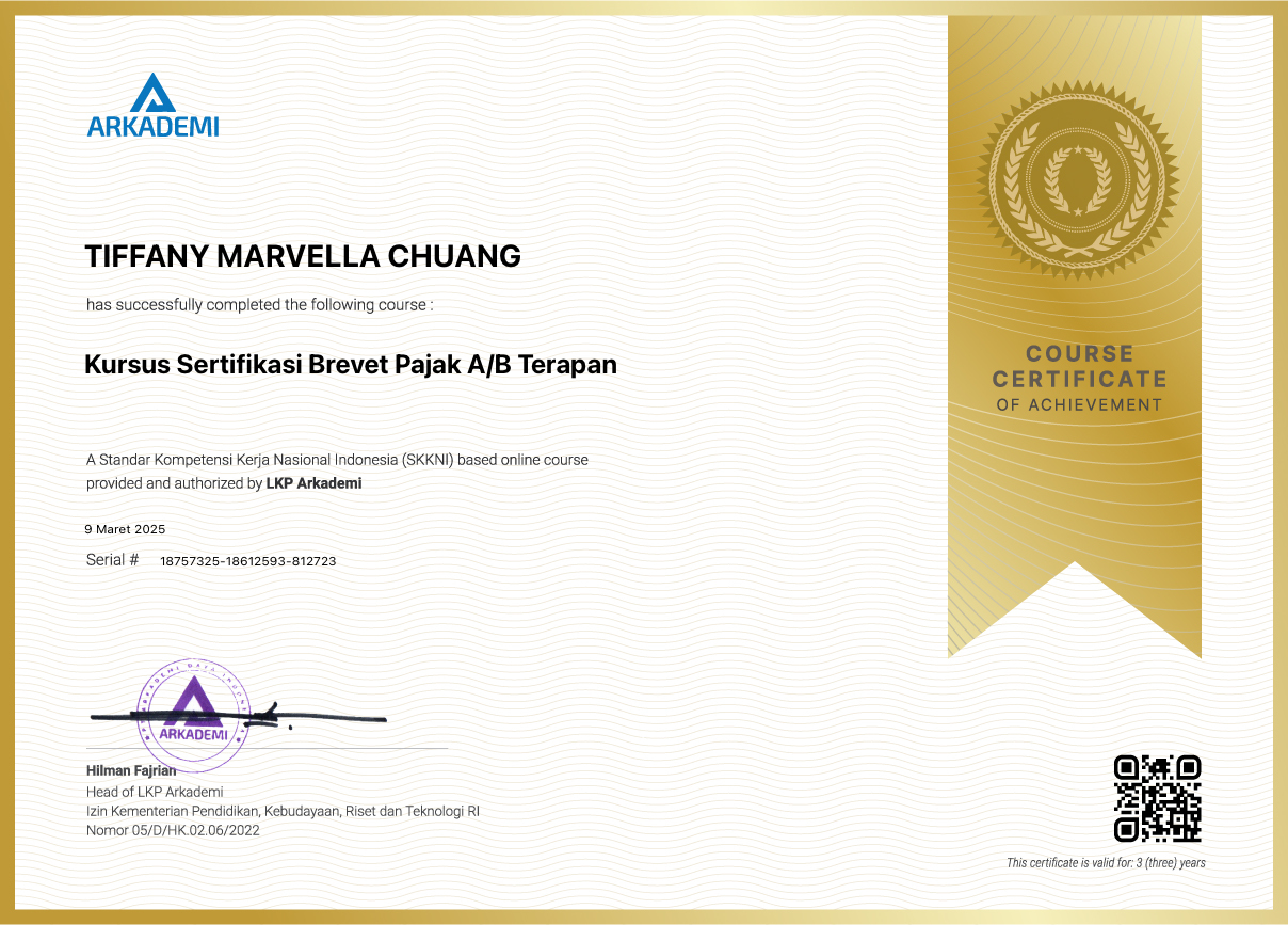 Tiffany Marvella - Bachelor’s Degree in Accounting | LinkedIn