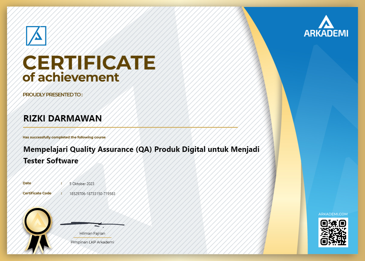 Rizki Darmawan - Fullstack Developer | LinkedIn